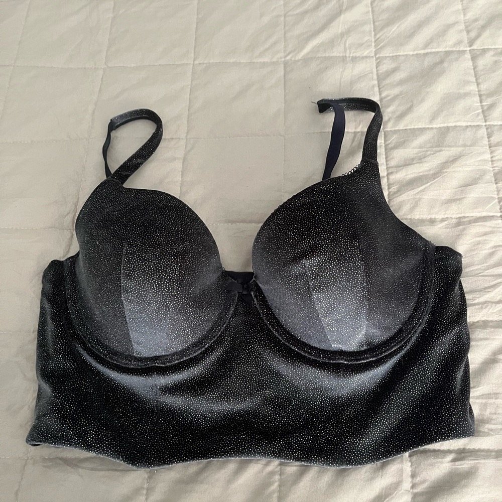 Victoria’s Secret Glittery Longline Bra - Gem